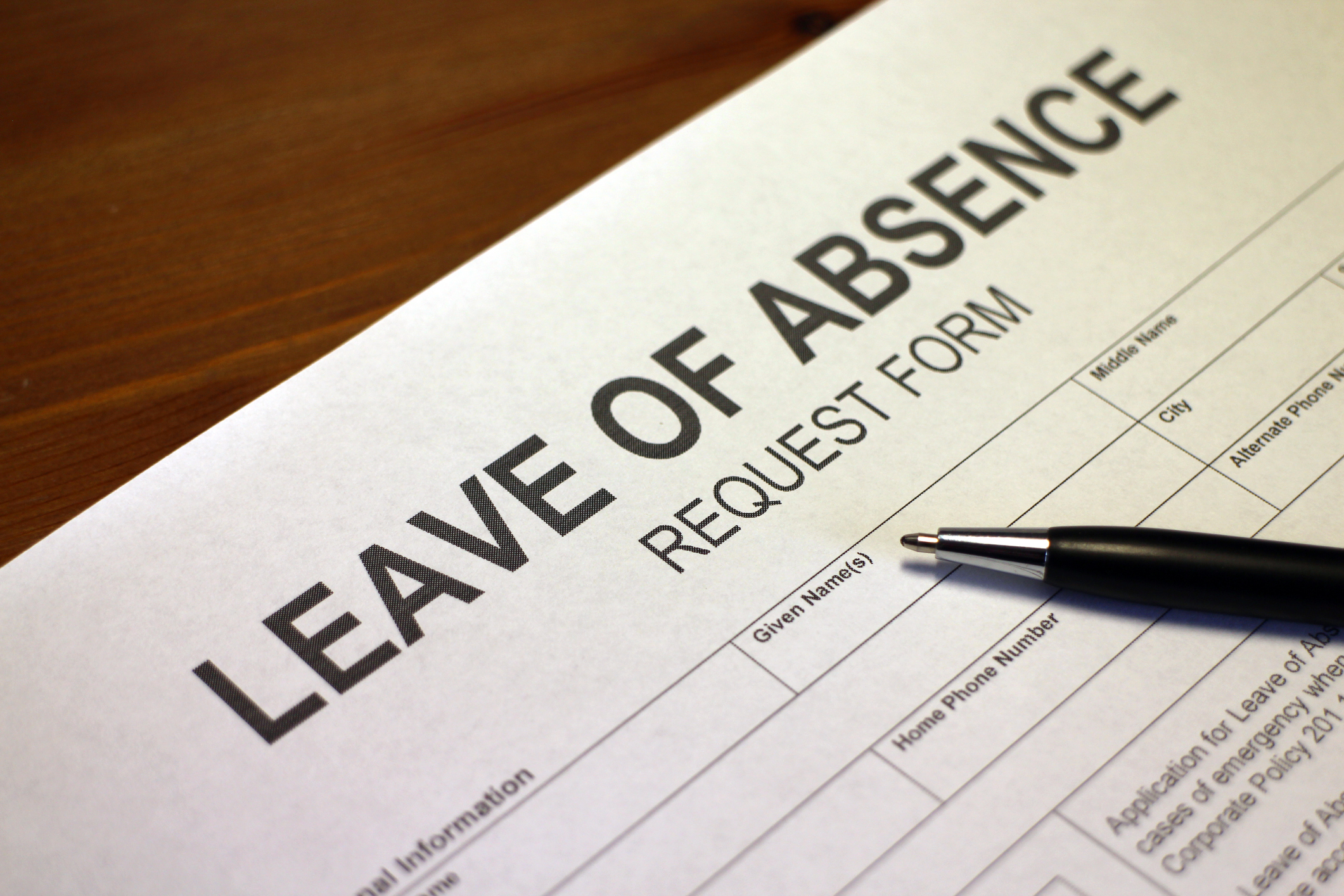 DOL Releases New FMLA Model Forms - HR Daily Advisor