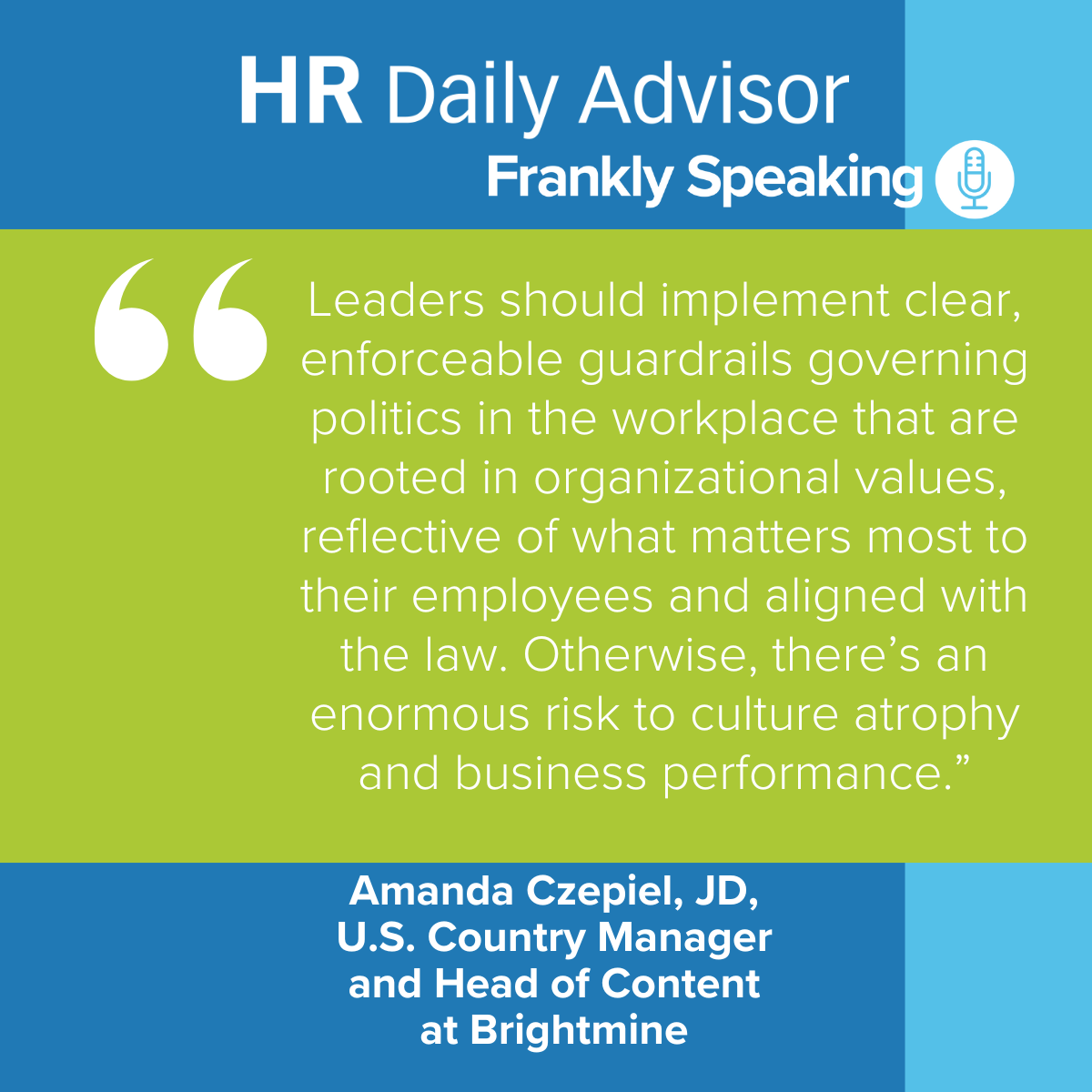 HRDA Frankly Speaking: Guardrails Are the Solution to Workplace ...